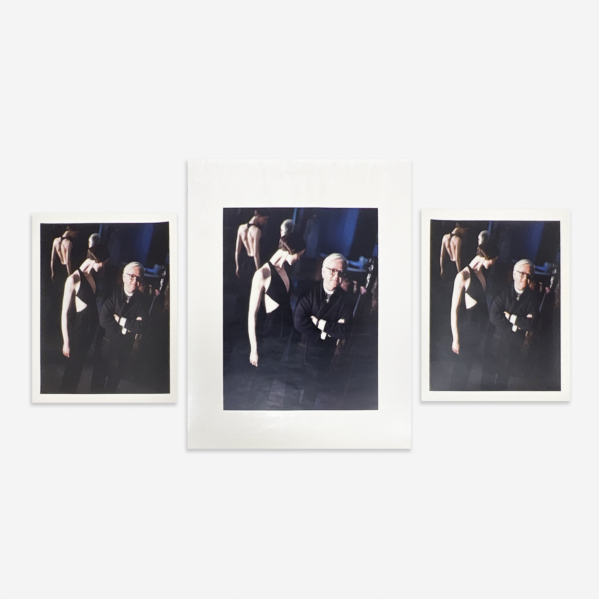 Hiro | Portrait of Geoffrey Beene, Group of 3 (1995) (1995) | MutualArt