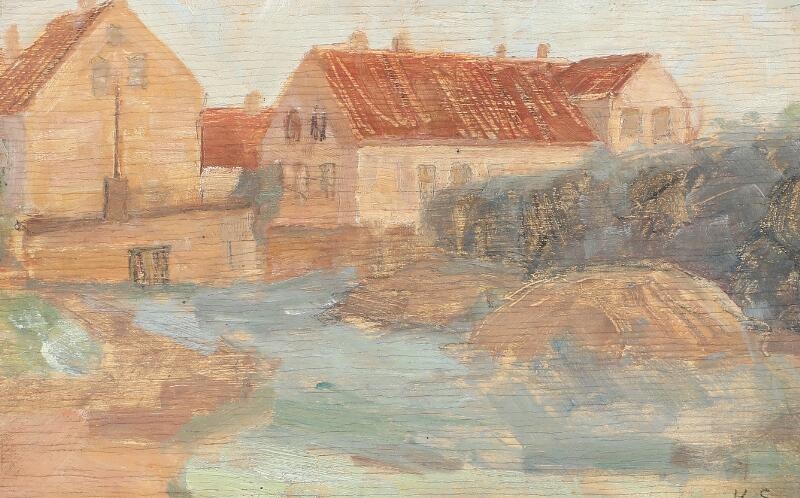 Karl Holgar Schou | Farm exterior | MutualArt