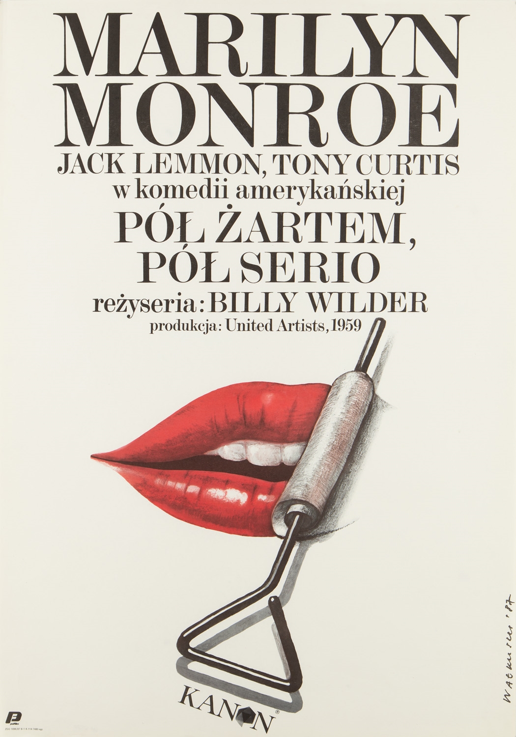 Wieslaw Walkuski | Movie poster (1987) | MutualArt