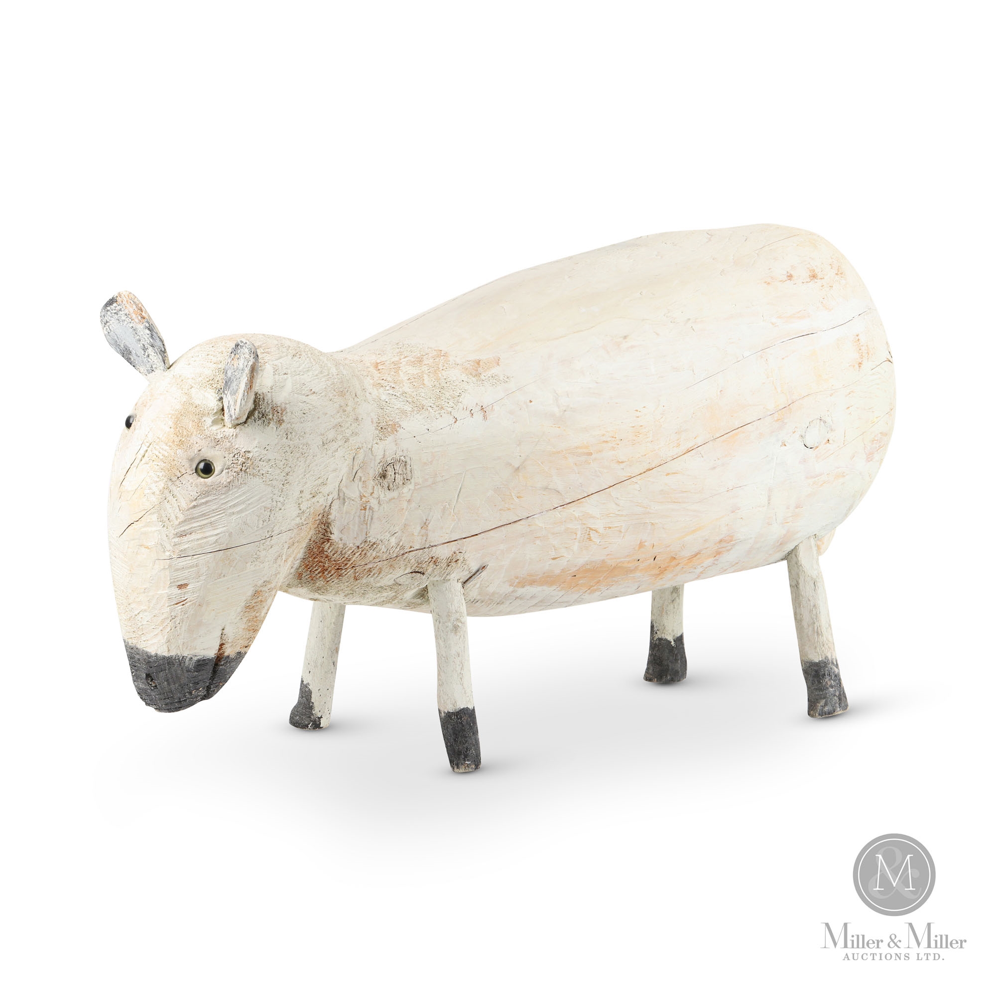 Sid Howard | Large Sheep Carving | MutualArt