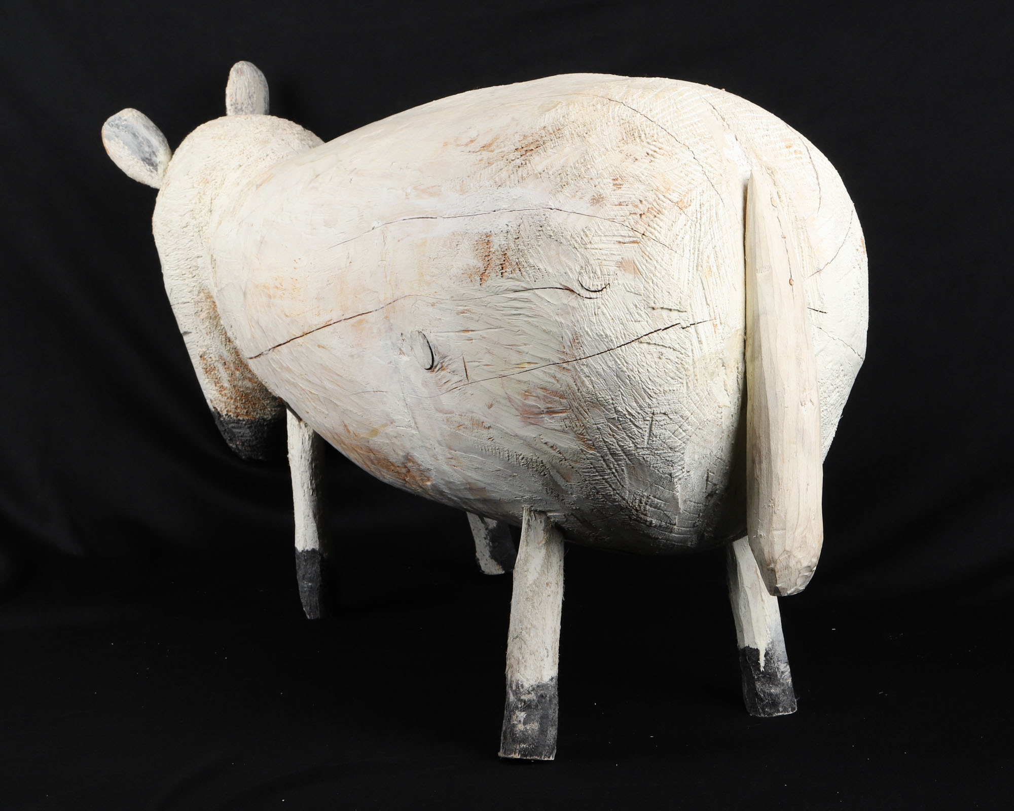 Sid Howard | Large Sheep Carving | MutualArt