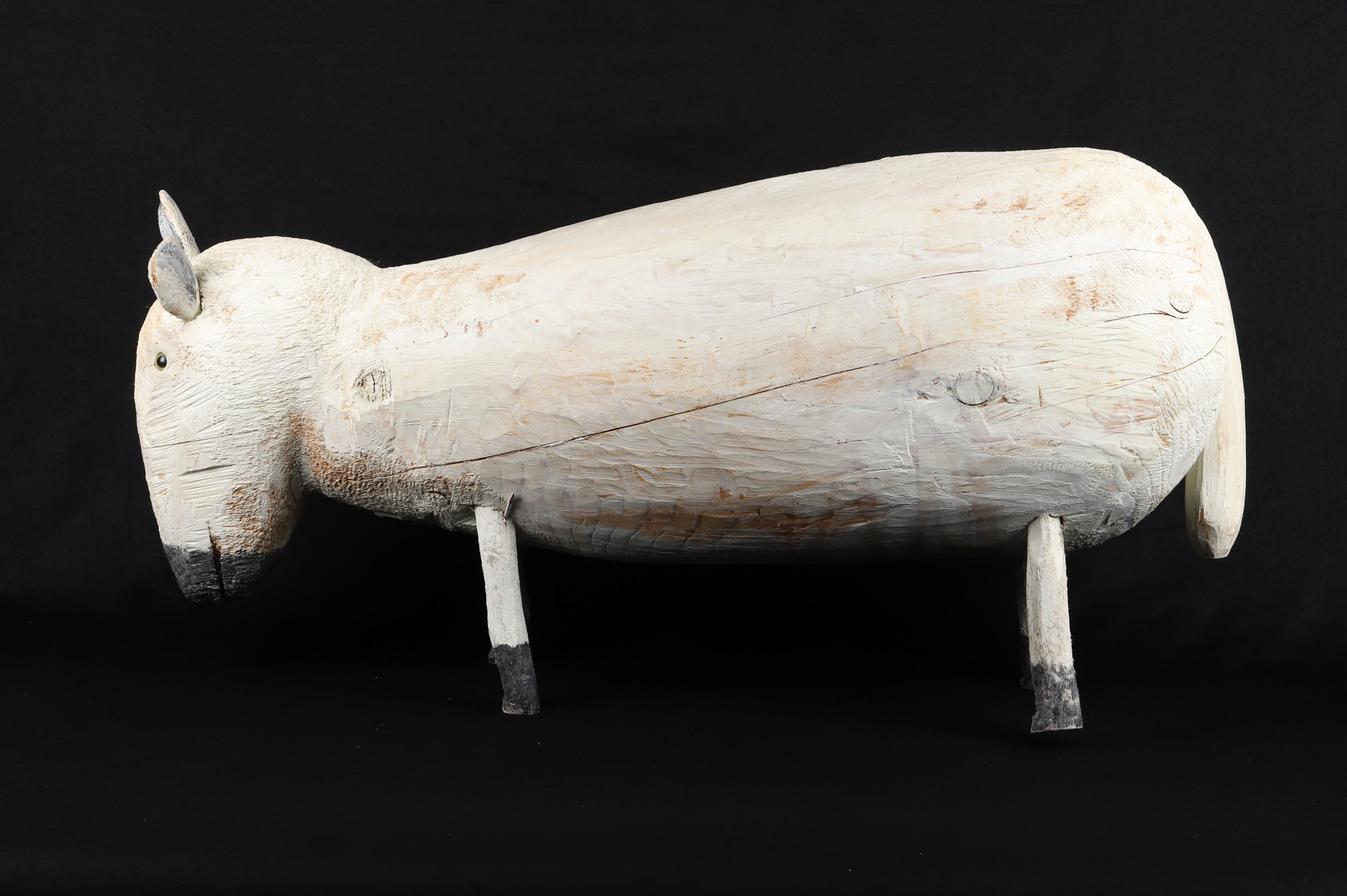 Sid Howard | Large Sheep Carving | MutualArt
