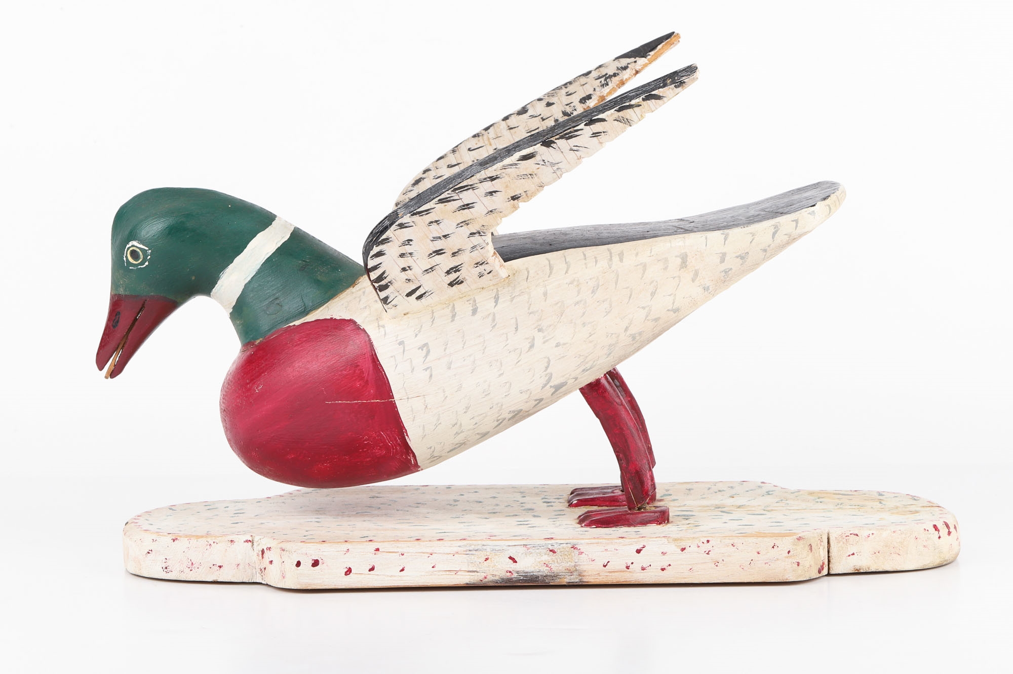 Charlie Atkinson | Stylized Mallard Duck on Stand | MutualArt