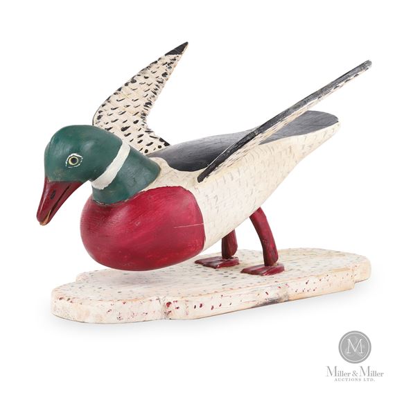 Charlie Atkinson | Stylized Mallard Duck on Stand | MutualArt