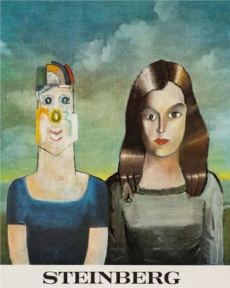Saul Steinberg | Saul Steinberg Galerie Maeght Exhibit Poster. | MutualArt