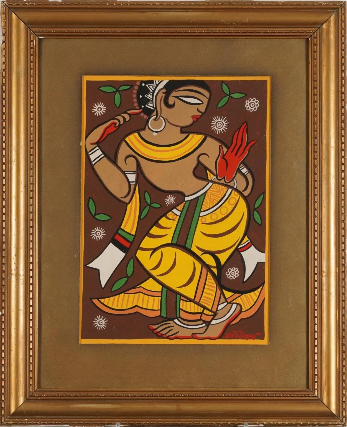 Jamini Roy | Portrait of a dancer | MutualArt