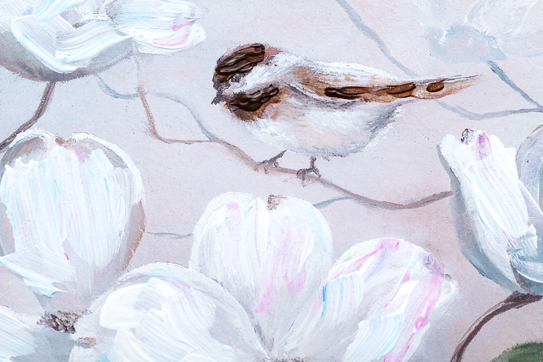 Vivian Flasch | Dogwood With Song Bird | MutualArt