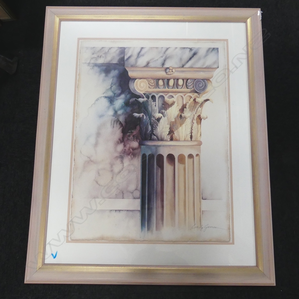Emily James | LG EMILY JAMES CLASSICAL CORINTHIAN COLUMN PRINT ...