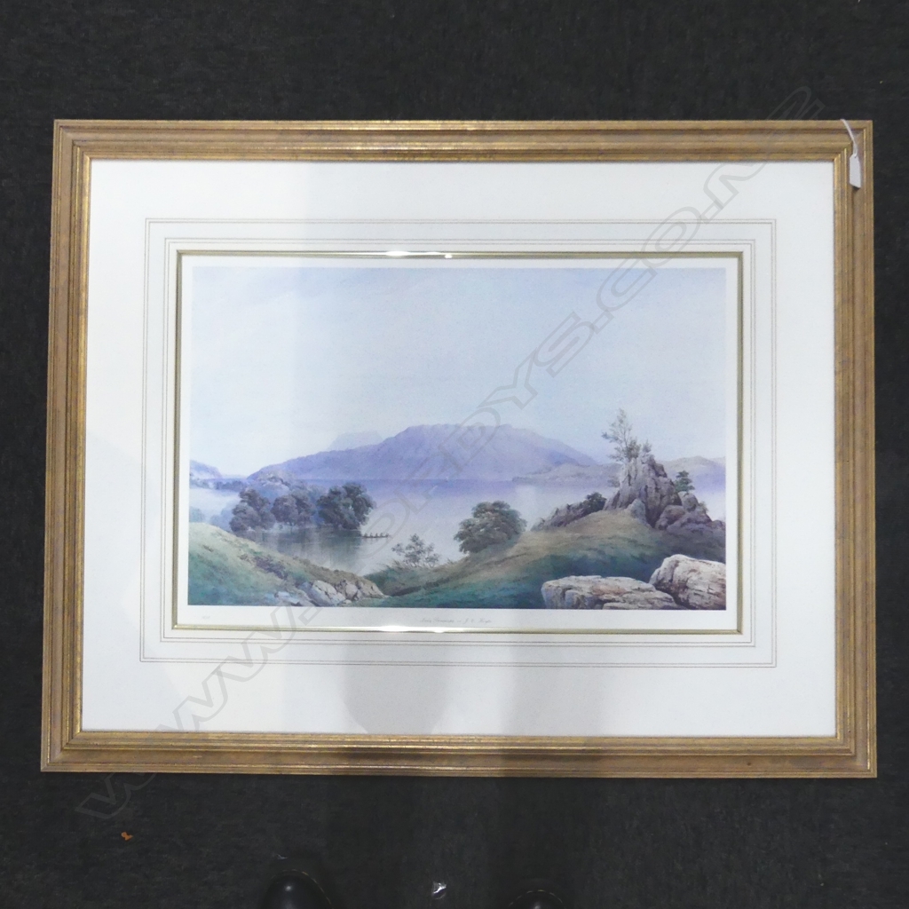 John Barr Clarke Hoyte | 2 LARGE COLONIAL LANDSCAPE PRINTS: N ...