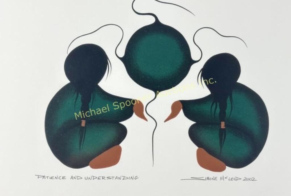 Simone Mcleod | CANADIAN FIRST NATIONS ANISHINAABE (1962-) TITLED ...