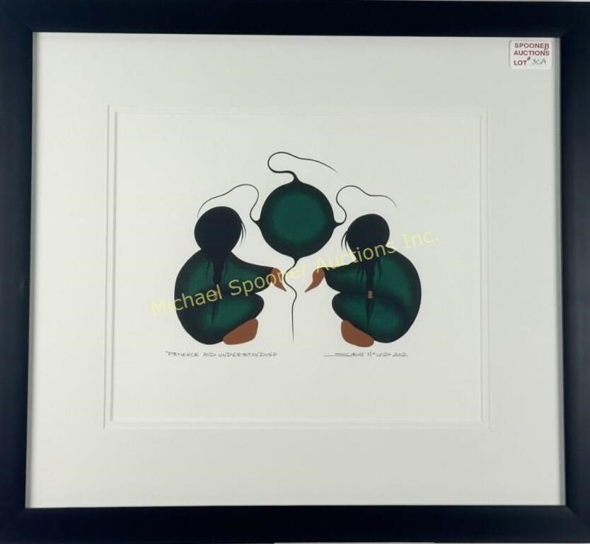 Simone Mcleod | CANADIAN FIRST NATIONS ANISHINAABE (1962-) TITLED ...