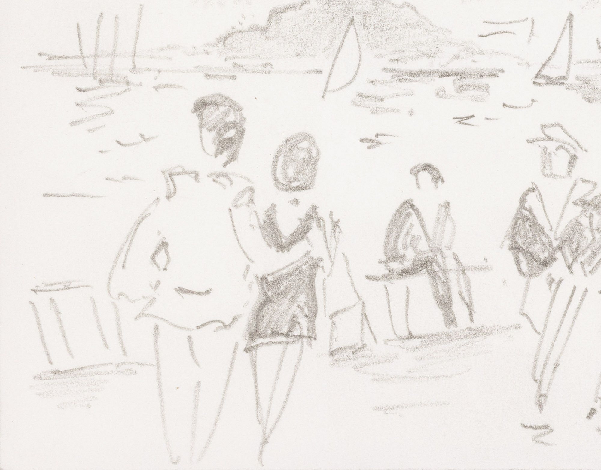 Jean-Claude Picot | Jean-Claude Picot (French, 1933-2020), Beach Scene ...