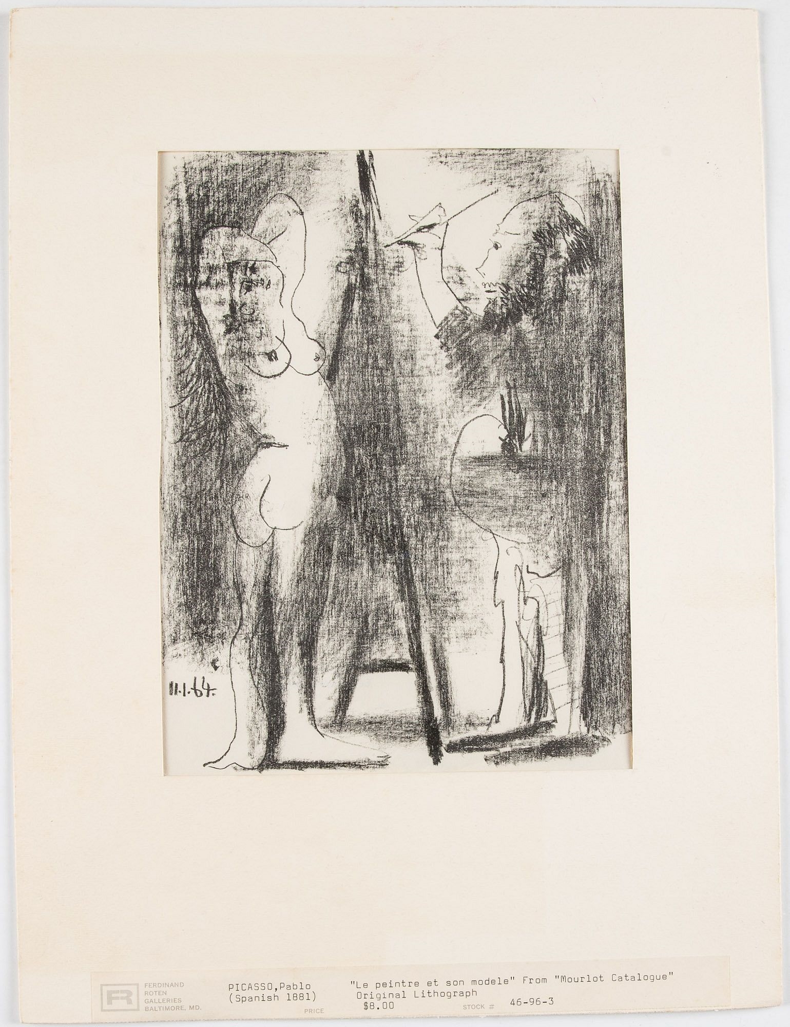 Pablo Picasso | Picasso, Le Peintre et Son Modele, Lithograph | MutualArt