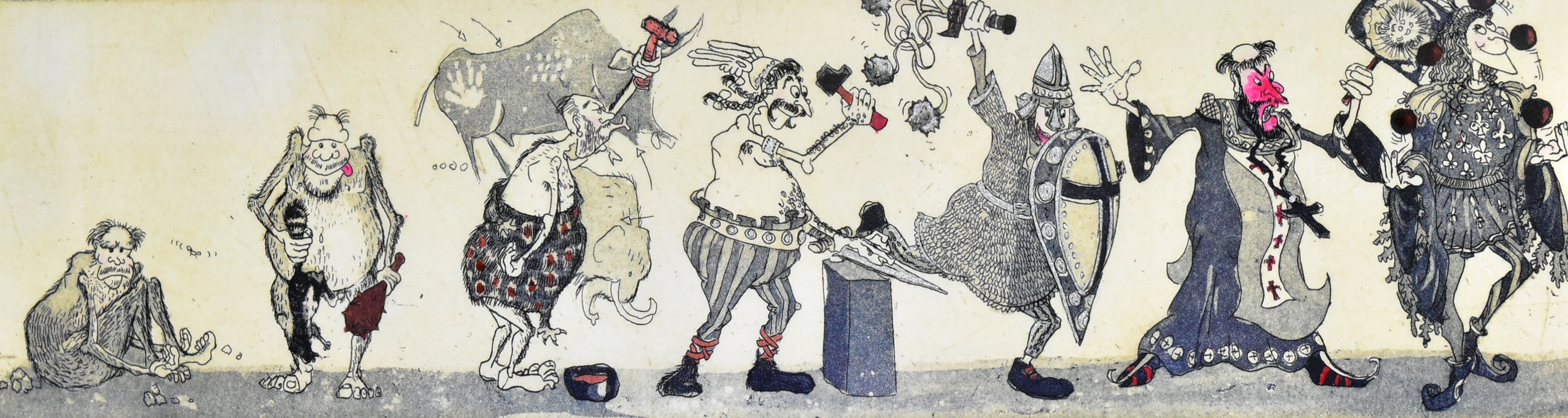 Marie-Fred Dupre | MARIE-FRED DUPRE EVOLUTION ARTIST PROOF ETCHING ...