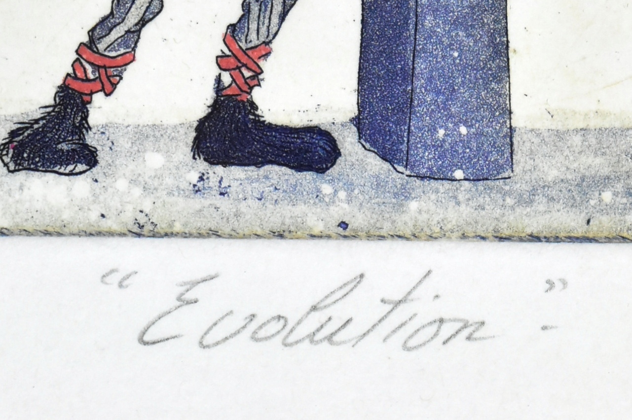 Marie-Fred Dupre | MARIE-FRED DUPRE EVOLUTION ARTIST PROOF ETCHING ...