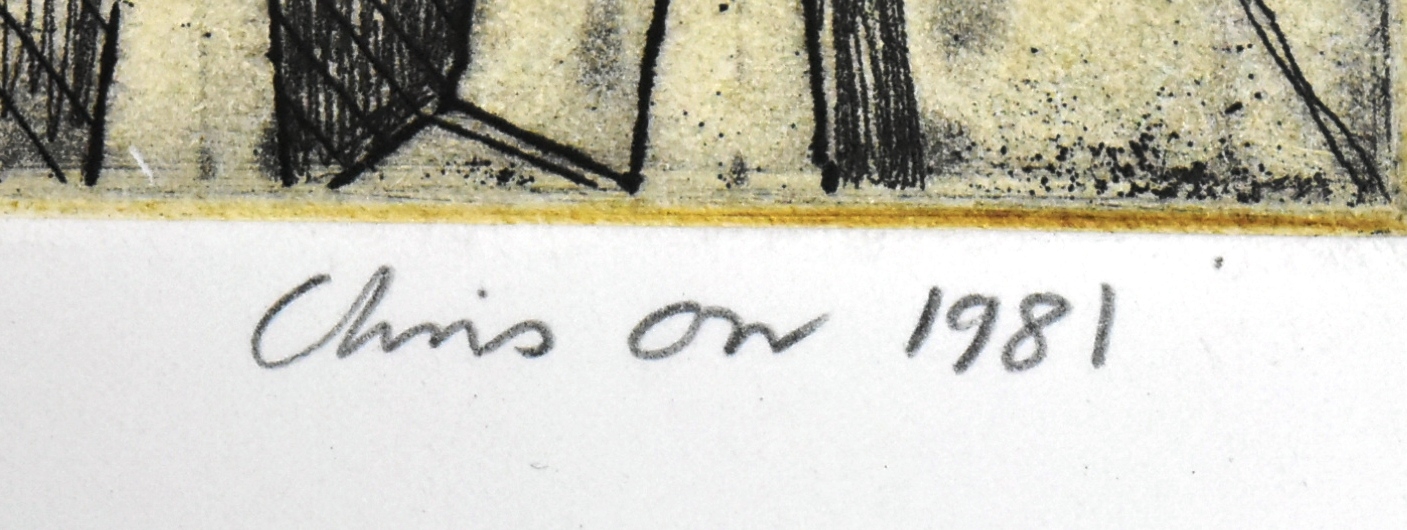 Chris Orr | THREE LIMITED EDITION CHIRS ORR PRINTS (1967) | MutualArt