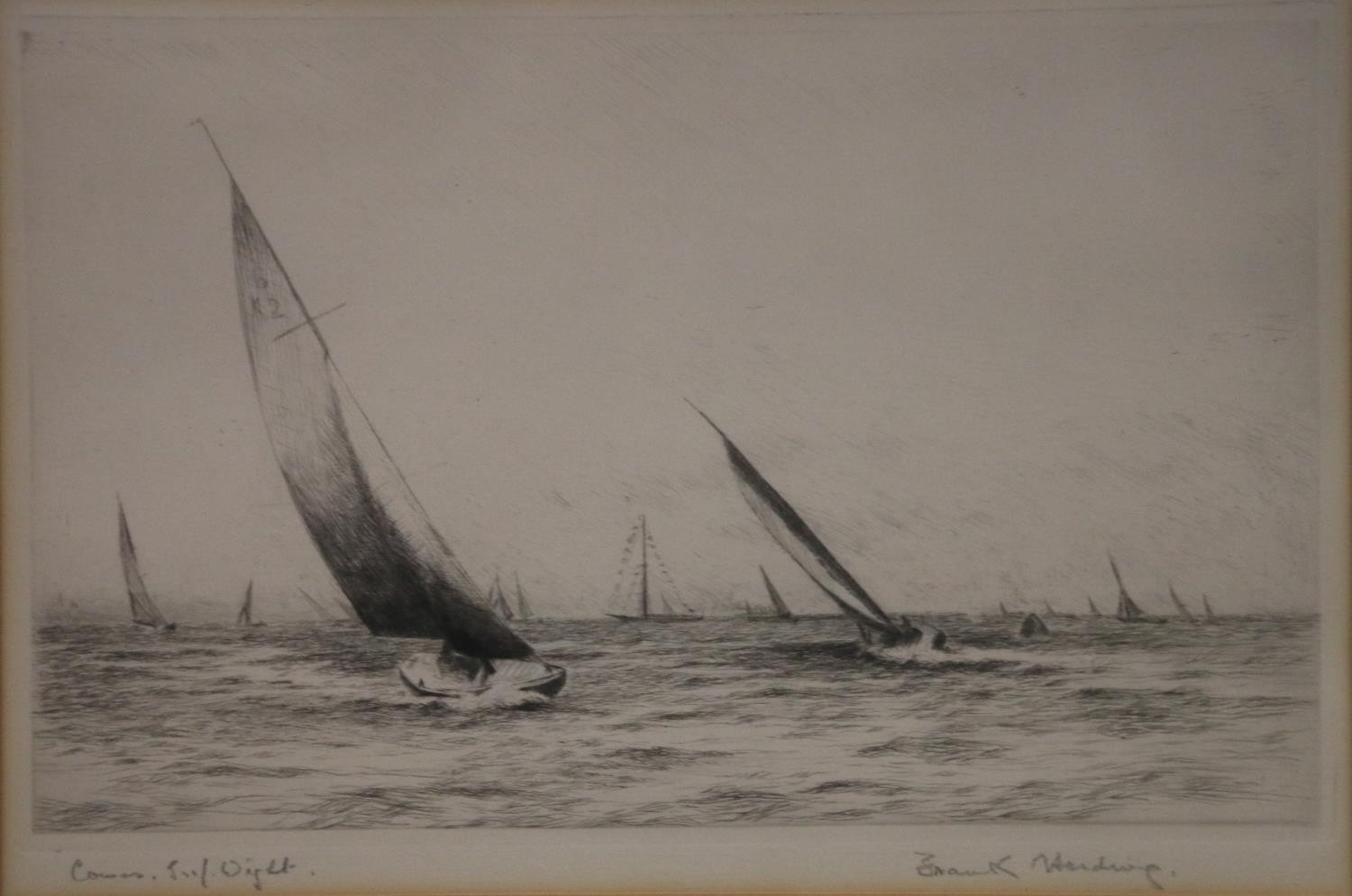 Frank Harding | sailing boats Cowes Isle of Wight | MutualArt