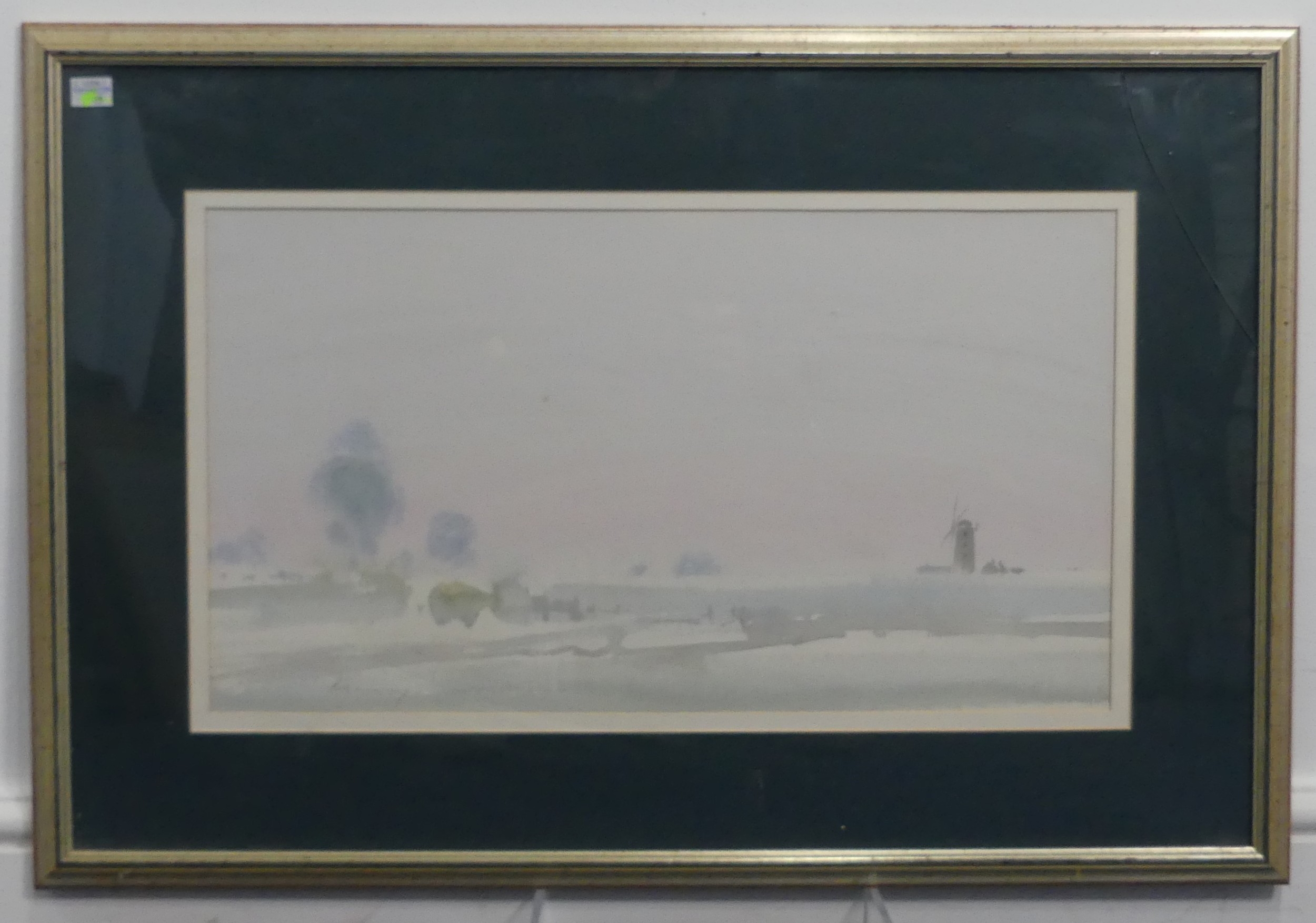 Keith Money | Norfolk landscape with windmill, (1935) | MutualArt