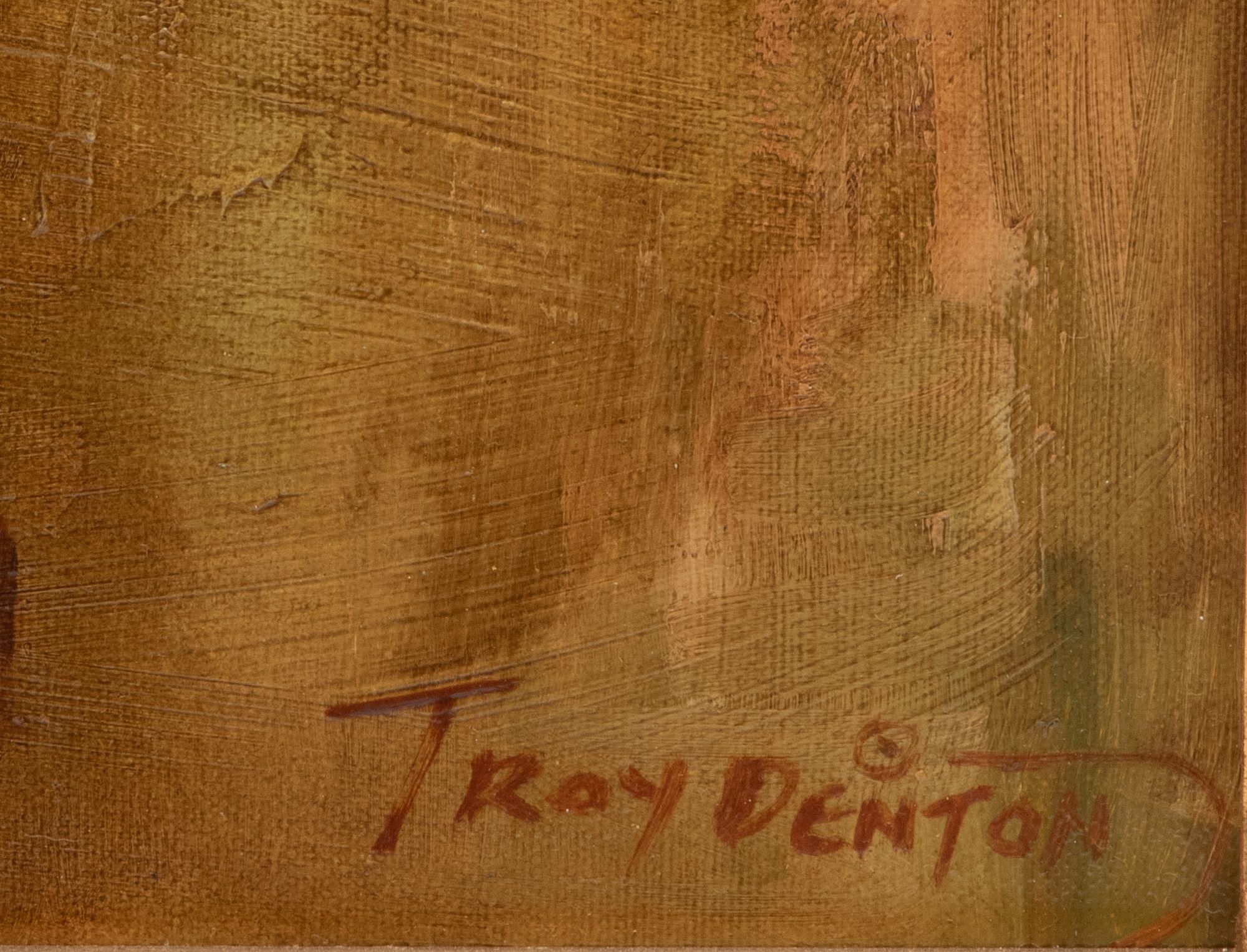 Troy Denton | Native American with a Rifle | MutualArt