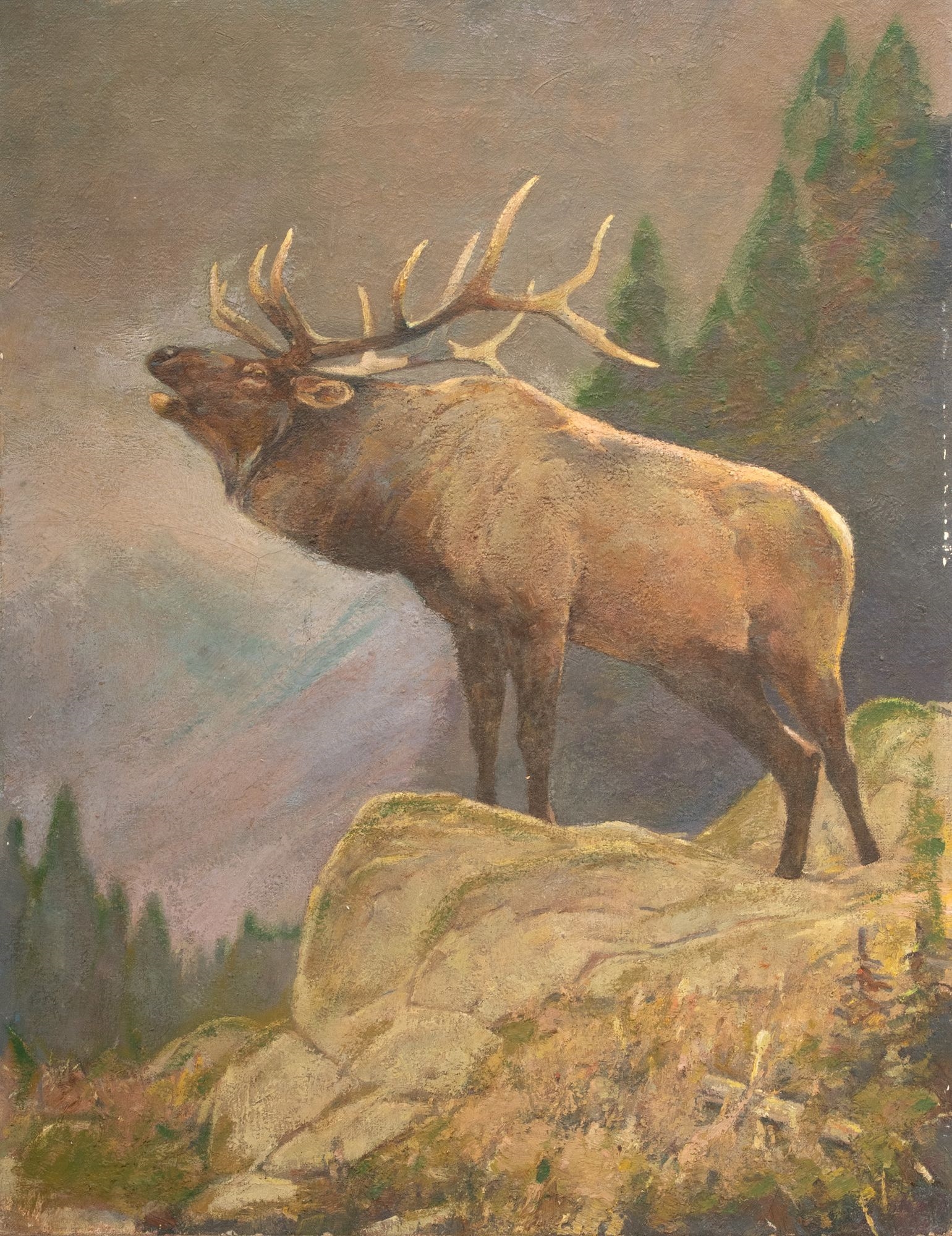 Philip R. Goodwin | Bugling Elk | MutualArt