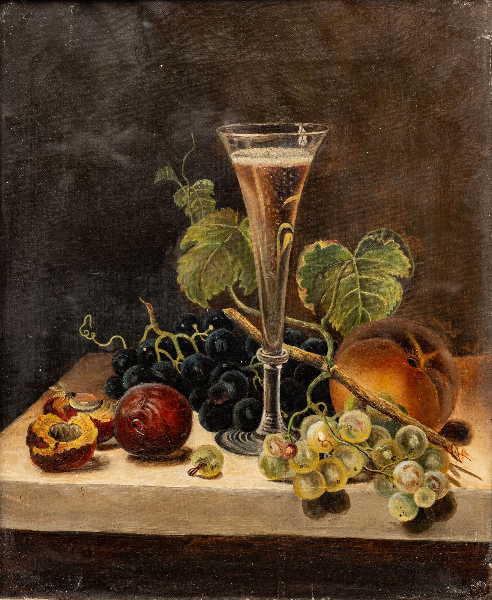 American School, 19th Century | Still Life of Fruit in the Dutch Manner | MutualArt
