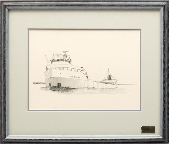 Jim Clary | Great Lakes Freighter John Dykstra (1924) | MutualArt