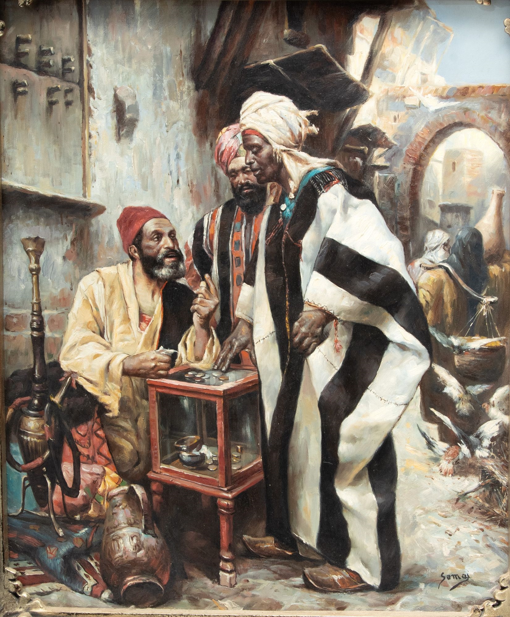 Charles Wilda | A SOUK IN CAIRO (1887) | MutualArt