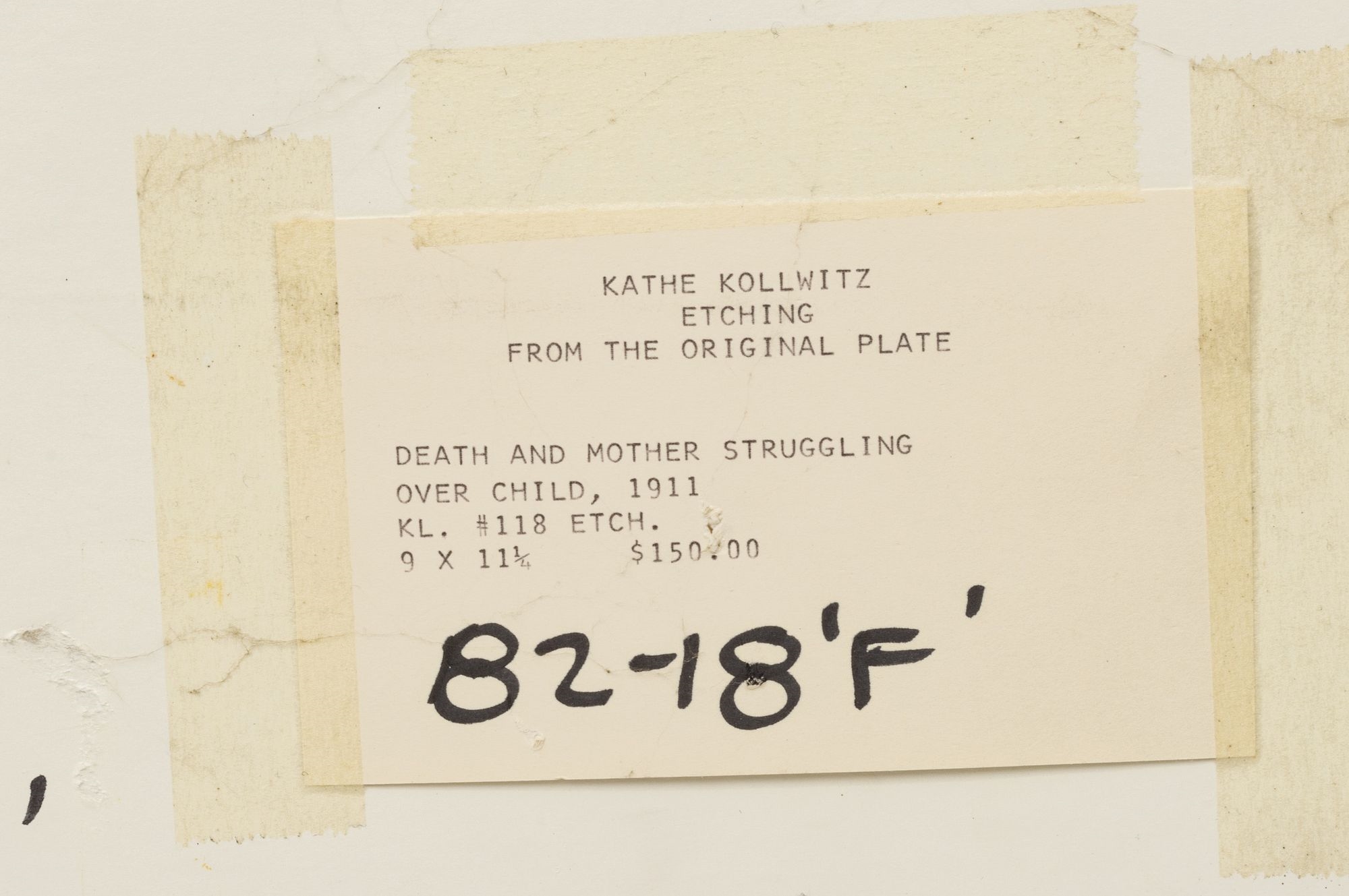 Käthe Kollwitz | Junges Paar; Tod Und Frau Um Das Kind Ringend | MutualArt