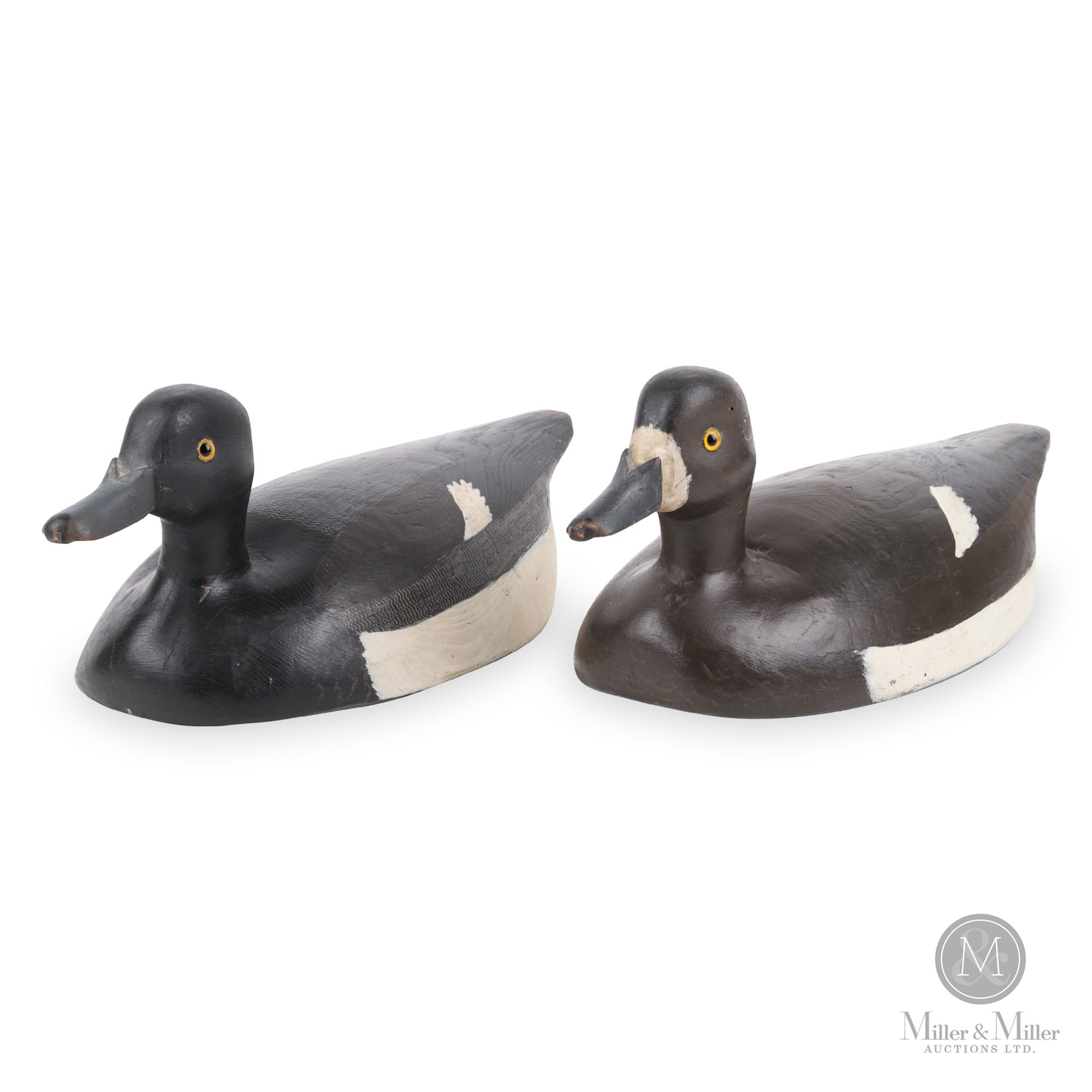 Billy Ellis | Pair of Billy Ellis Bluebills (Circa 1940) | MutualArt