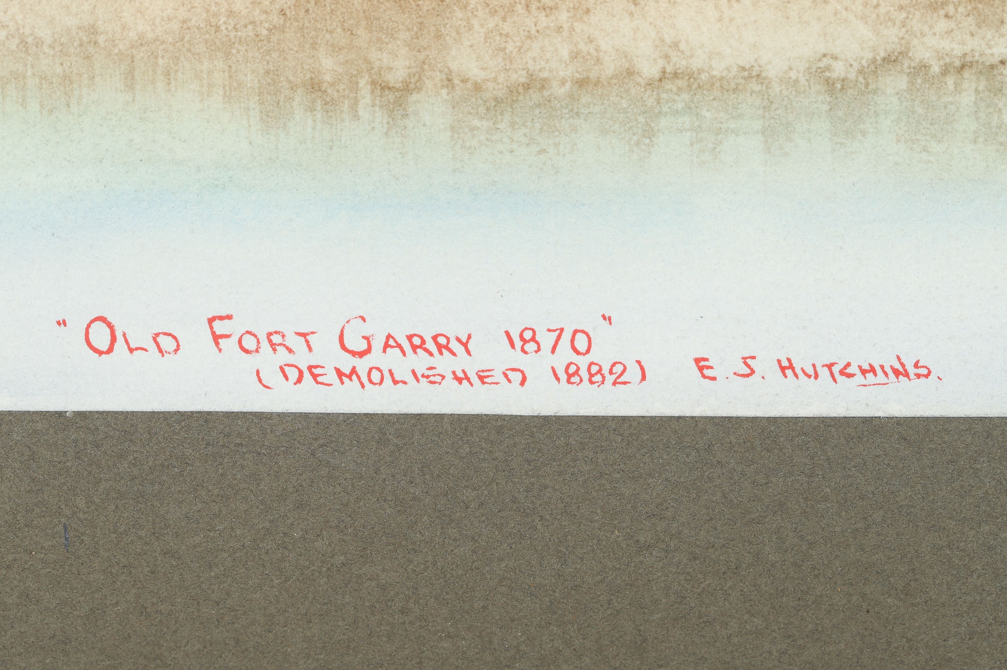 Ernest J. Hutchins | Old Fort Garry -- 1870 | MutualArt