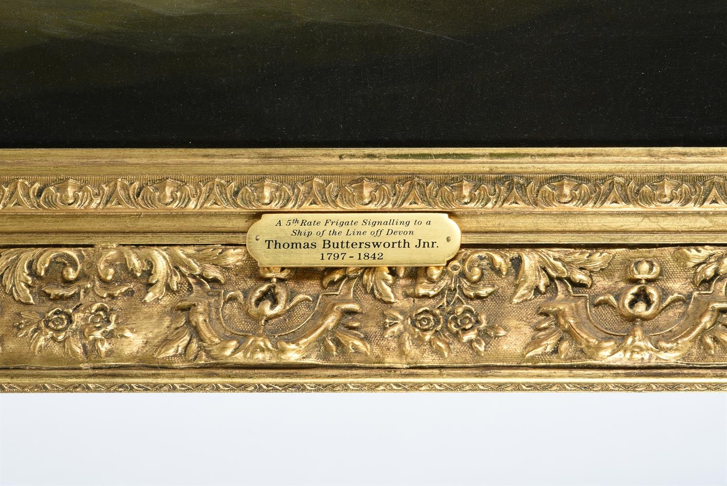 Thomas Buttersworth | A FIFTH RATE FRIGATE SIGNALLING TO A SHIP OF THE ...