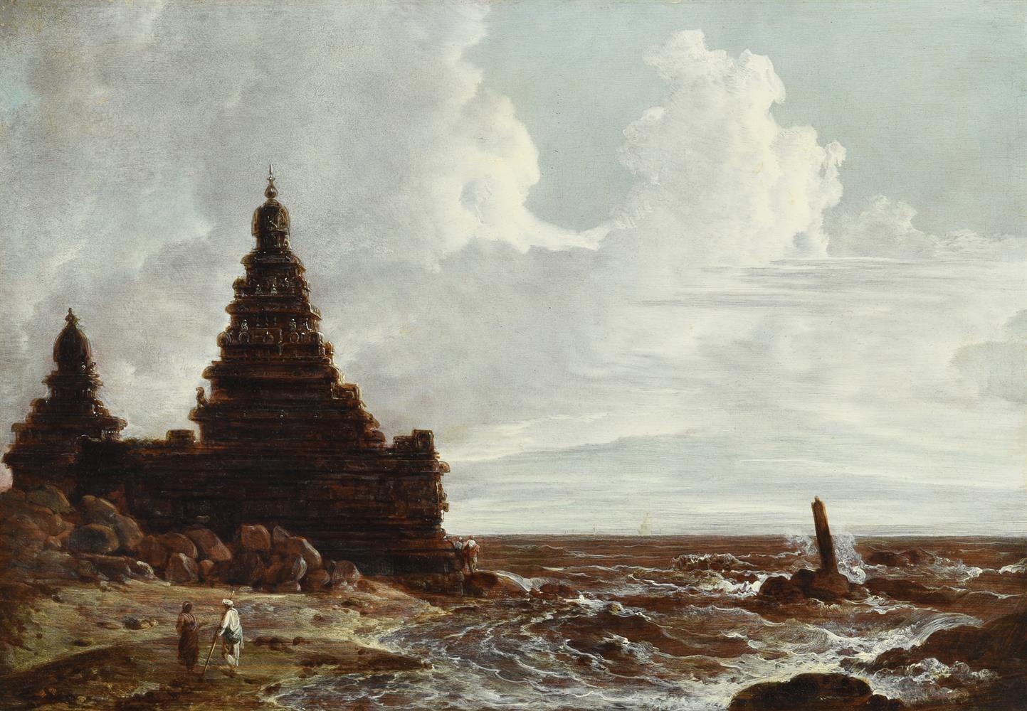 Thomas Daniell | THE SHORE TEMPLE | MutualArt