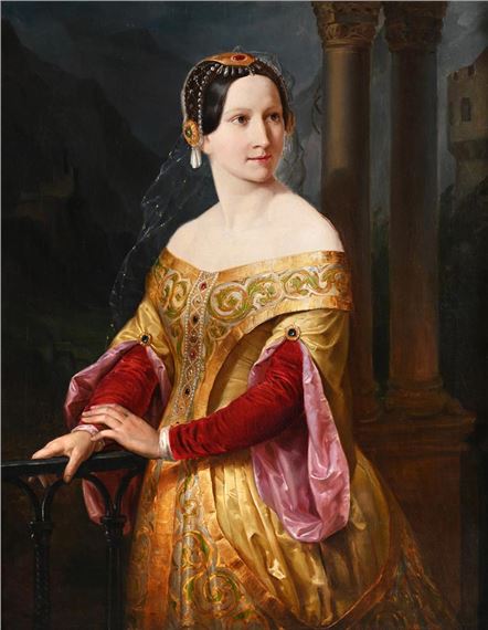 Munich School, 19th Century | PORTRAIT OF CHARLOTTE VON HAGN (1828 ...