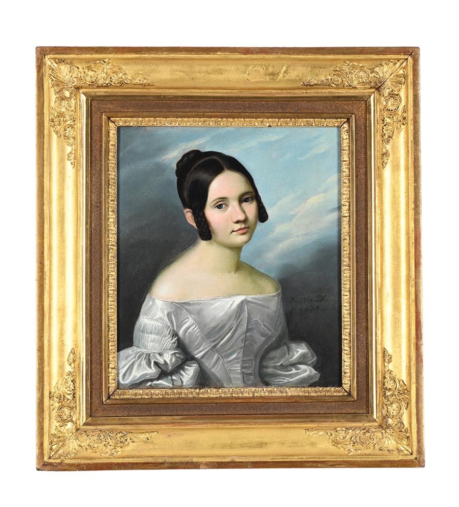 Franz Xaver Mandl | PORTRAIT OF A GIRL IN WHITE (1828) | MutualArt