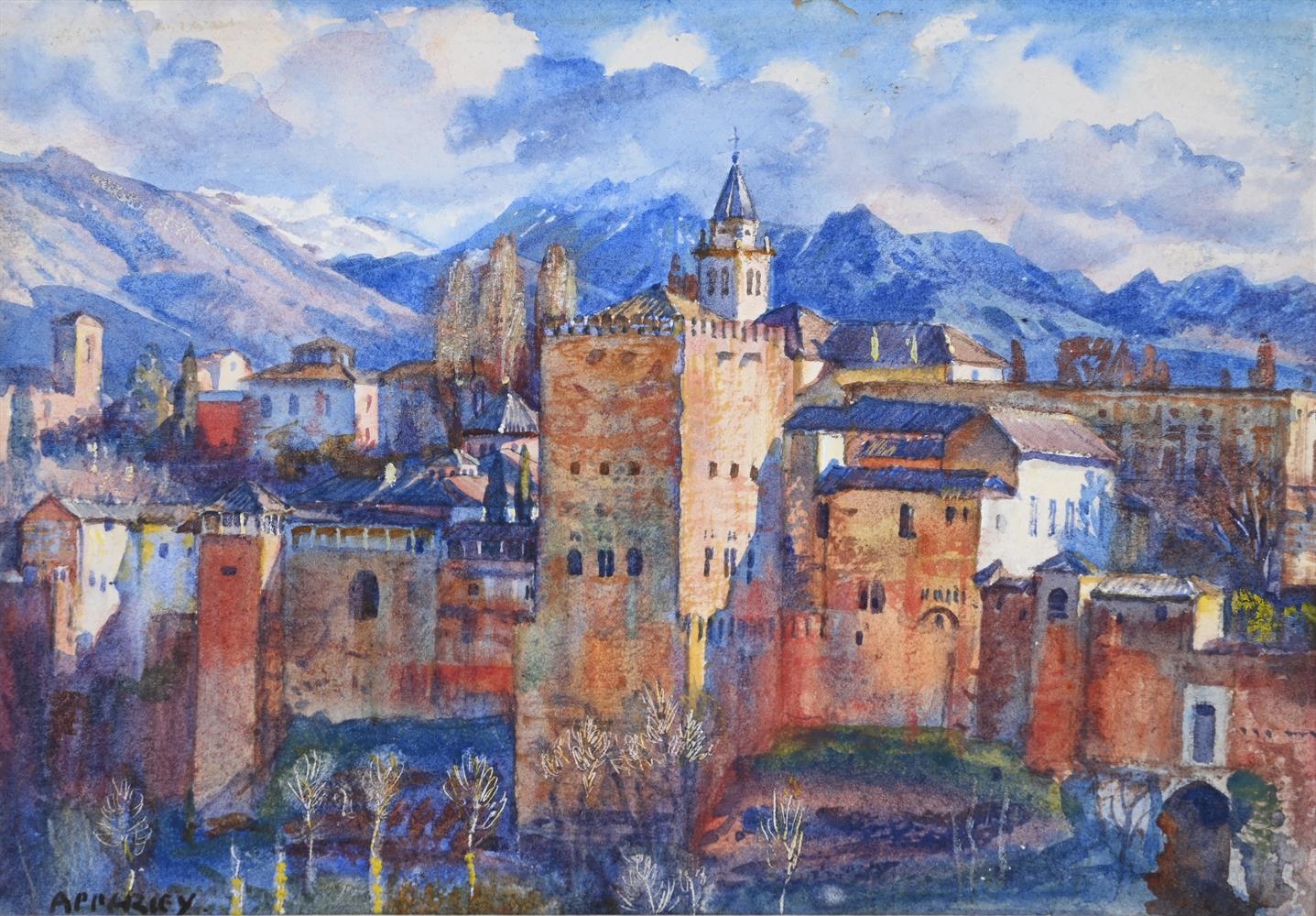 George Owen Wynne Apperley | The Gate of Justice, Alhambra (1923 ...