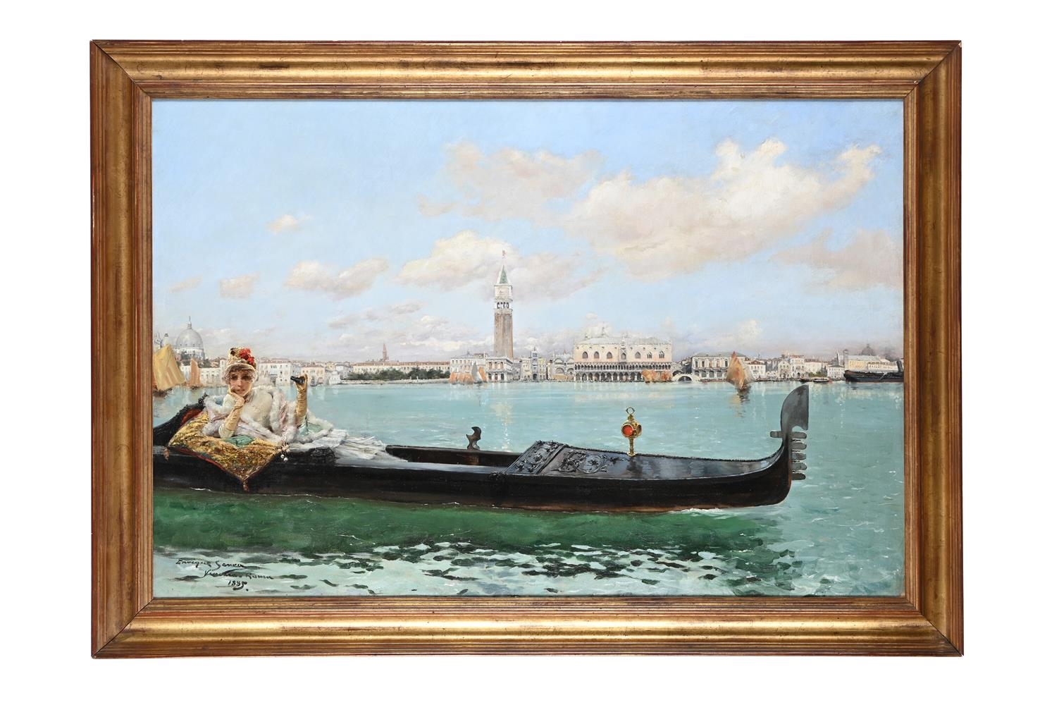Enrique Serra y Auque | AN OBSERVATION ON THE VENETIAN LAGOON (1885 ...