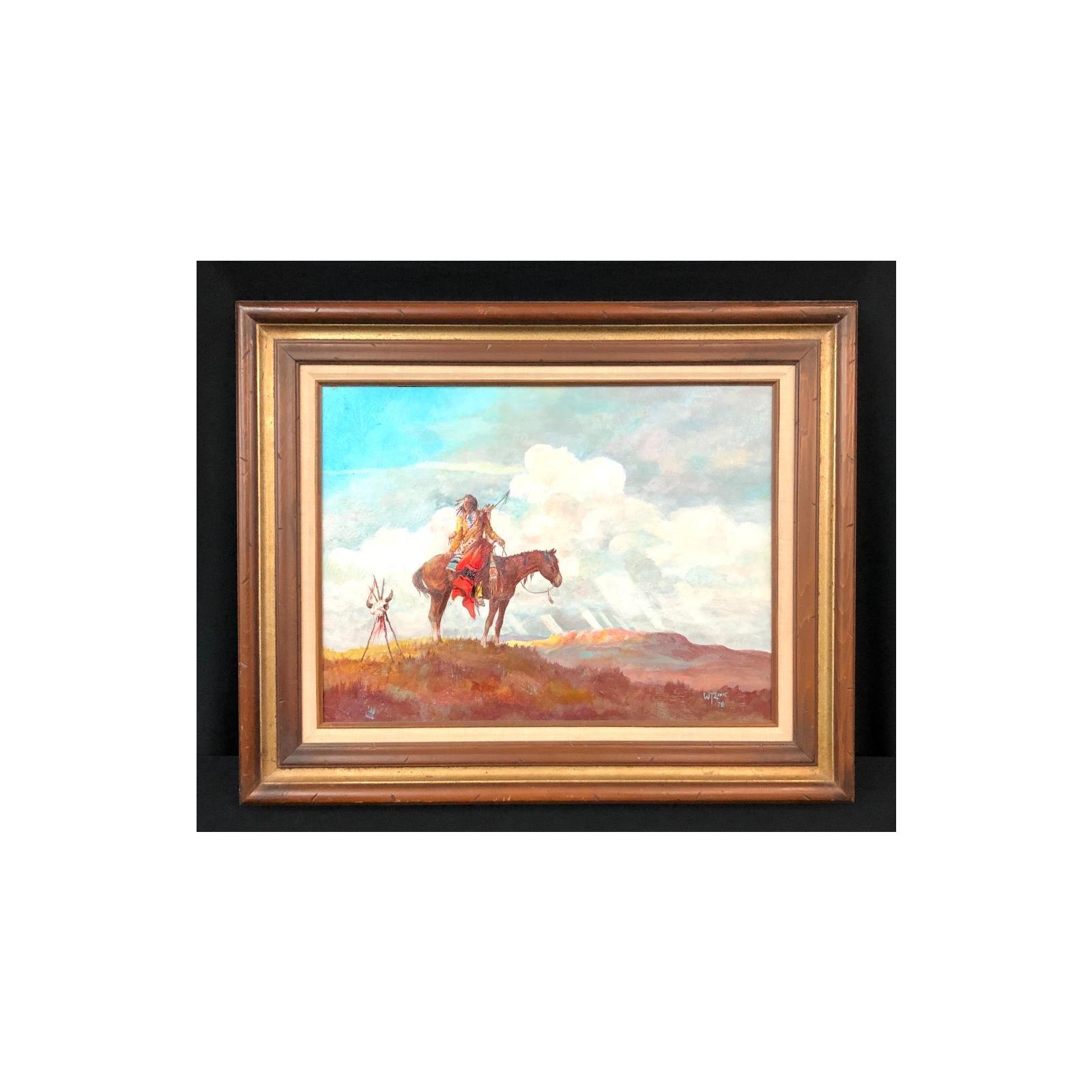 William T. Zivic | Brave in his colorful garments (1978) | MutualArt