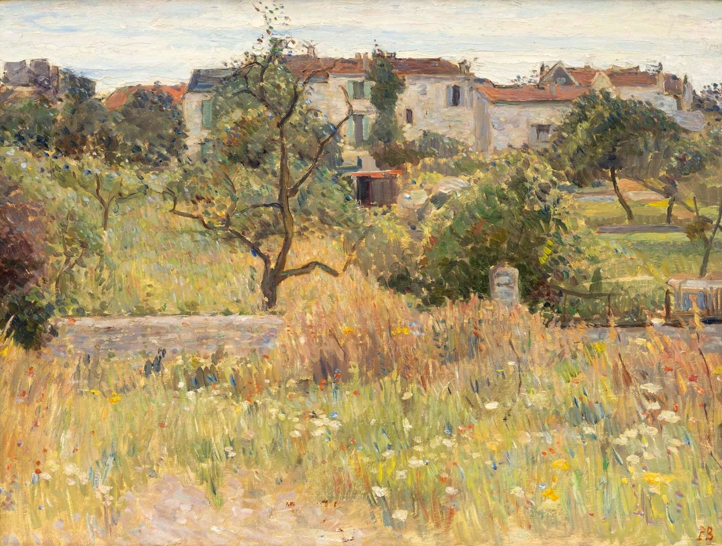 Pieter Jacobus van Boxel | Huizen in zonnig Frans landschap | MutualArt