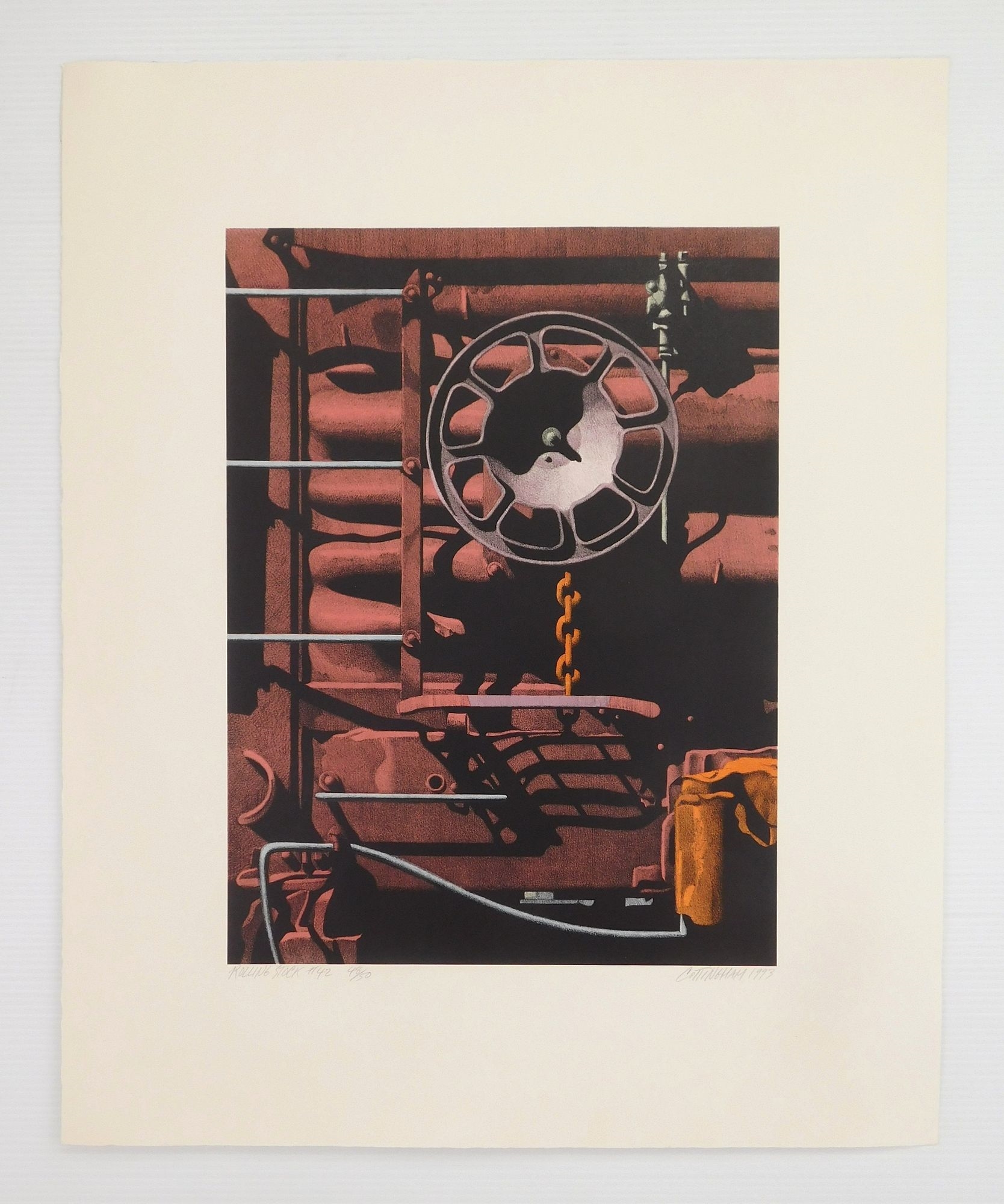 Robert Cottingham | Rolling Stock Series #42 (1993) | MutualArt