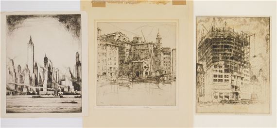 Earl Horter | Earl Horter (1881-1940)- New York Waterfront Joseph ...