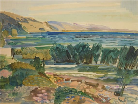 Frank Nelson Wilcox | Pacific Coastal Scene | MutualArt