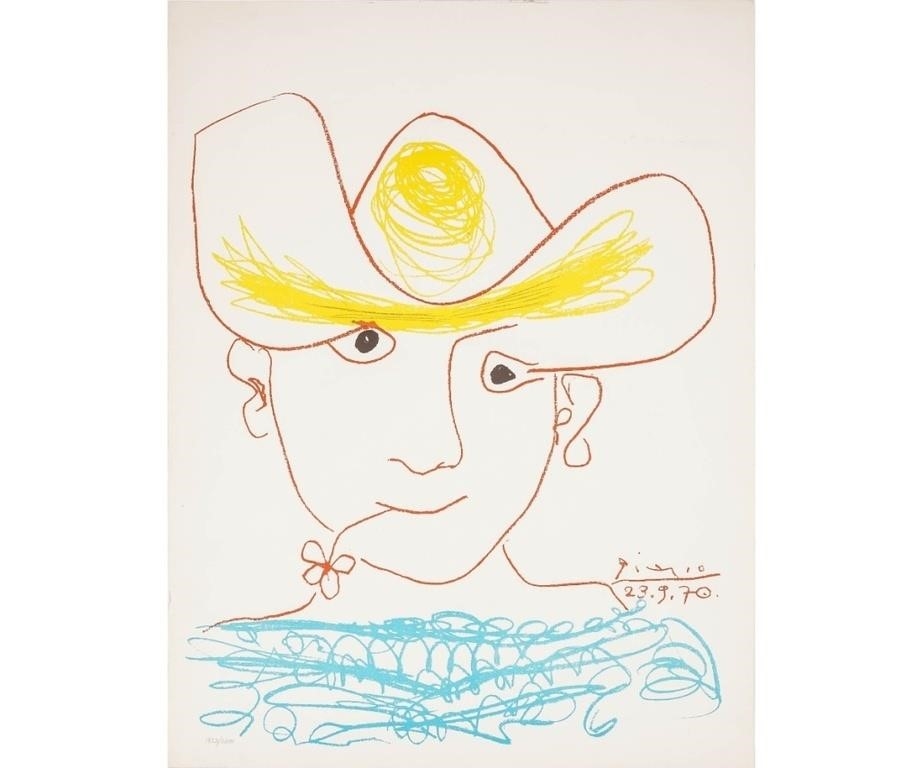 Pablo Picasso | PABLO PICASSO COLOR LITHOGRAPH (1970) | MutualArt