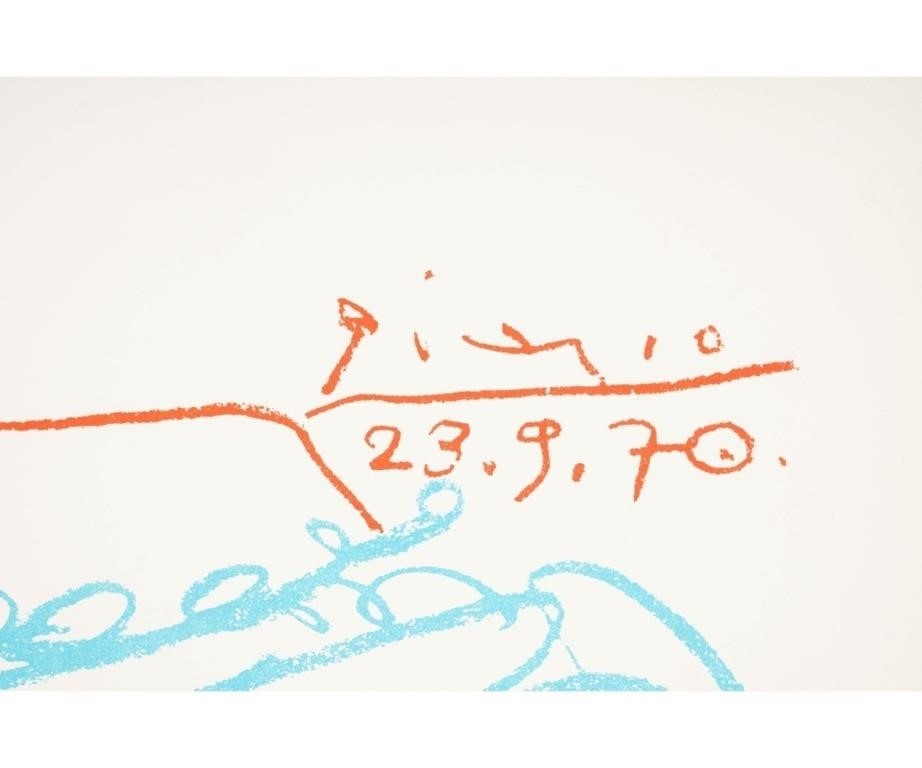 Pablo Picasso | PABLO PICASSO COLOR LITHOGRAPH (1970) | MutualArt