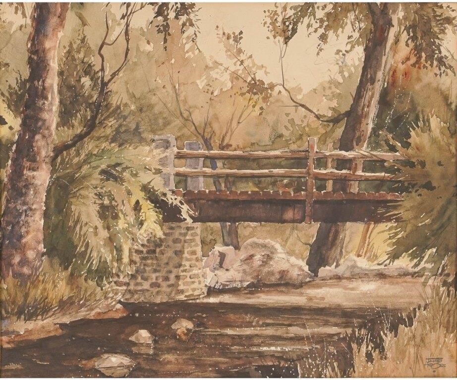 James Ross | JAMES ROSS WATERCOLOR (1930) | MutualArt