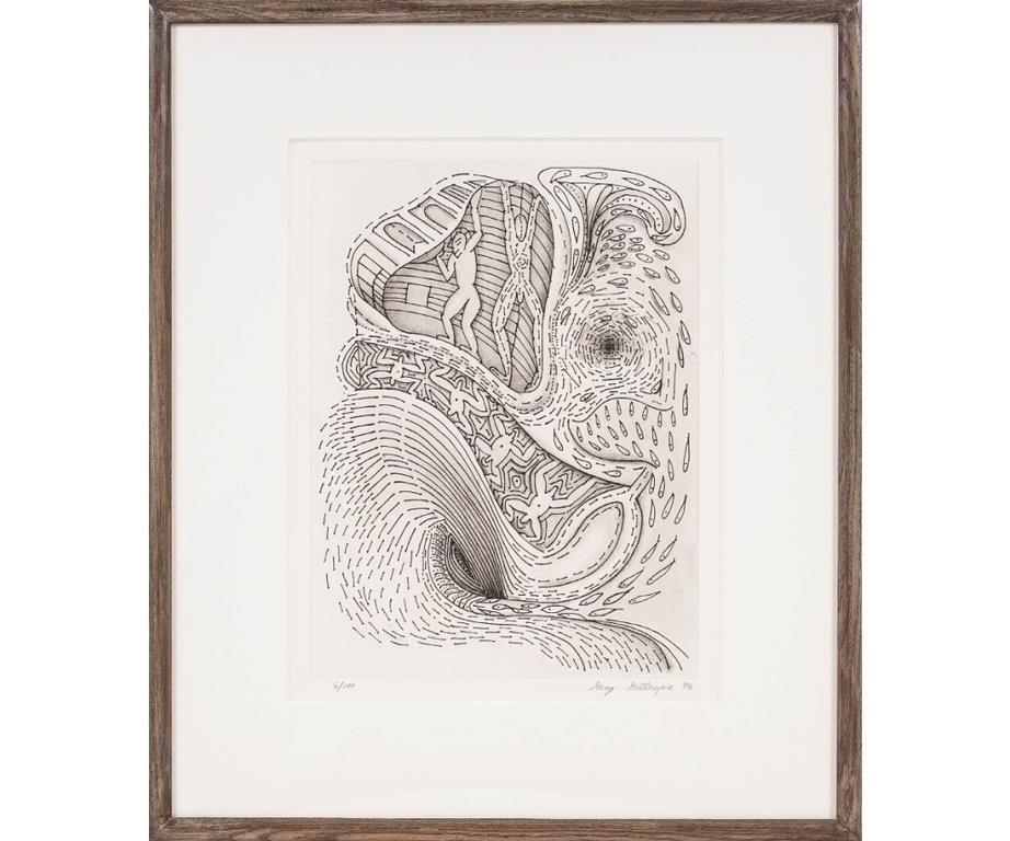 Gregory Gillespie | GREGORY GILLESPIE ETCHING | MutualArt