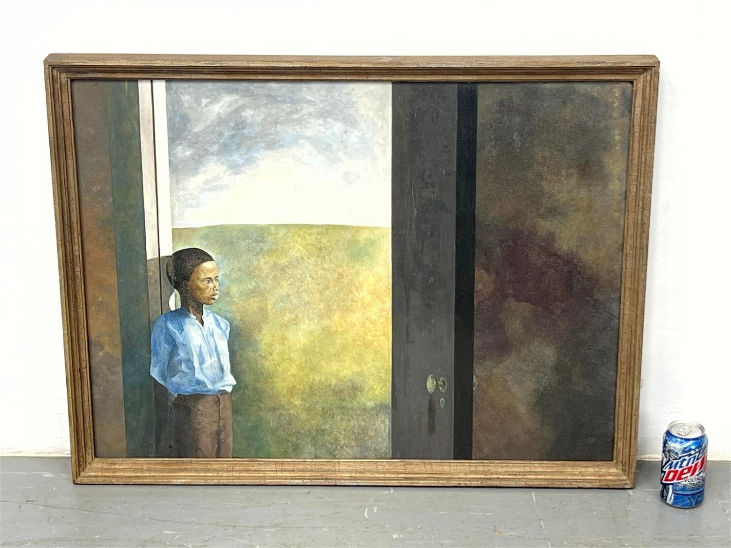 John Kurtz | John Kurtz egg tempura painting on panel. marked 5/29/64 ...