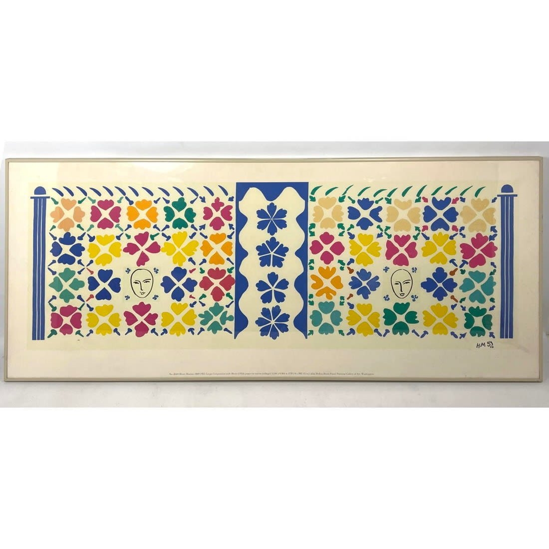 Henri Matisse | Henri Matisse Large composition with masks poster ...