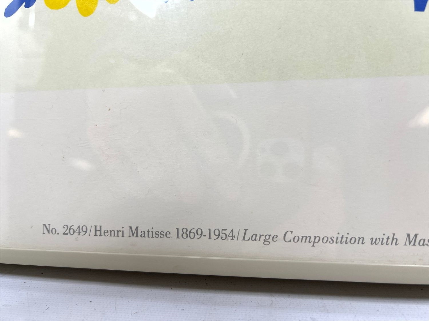 Henri Matisse | Henri Matisse Large composition with masks poster ...