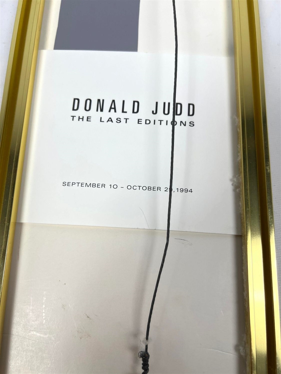 Donald Judd | DONALD JUDD 3 pc miniature prints on vellum paper in ...