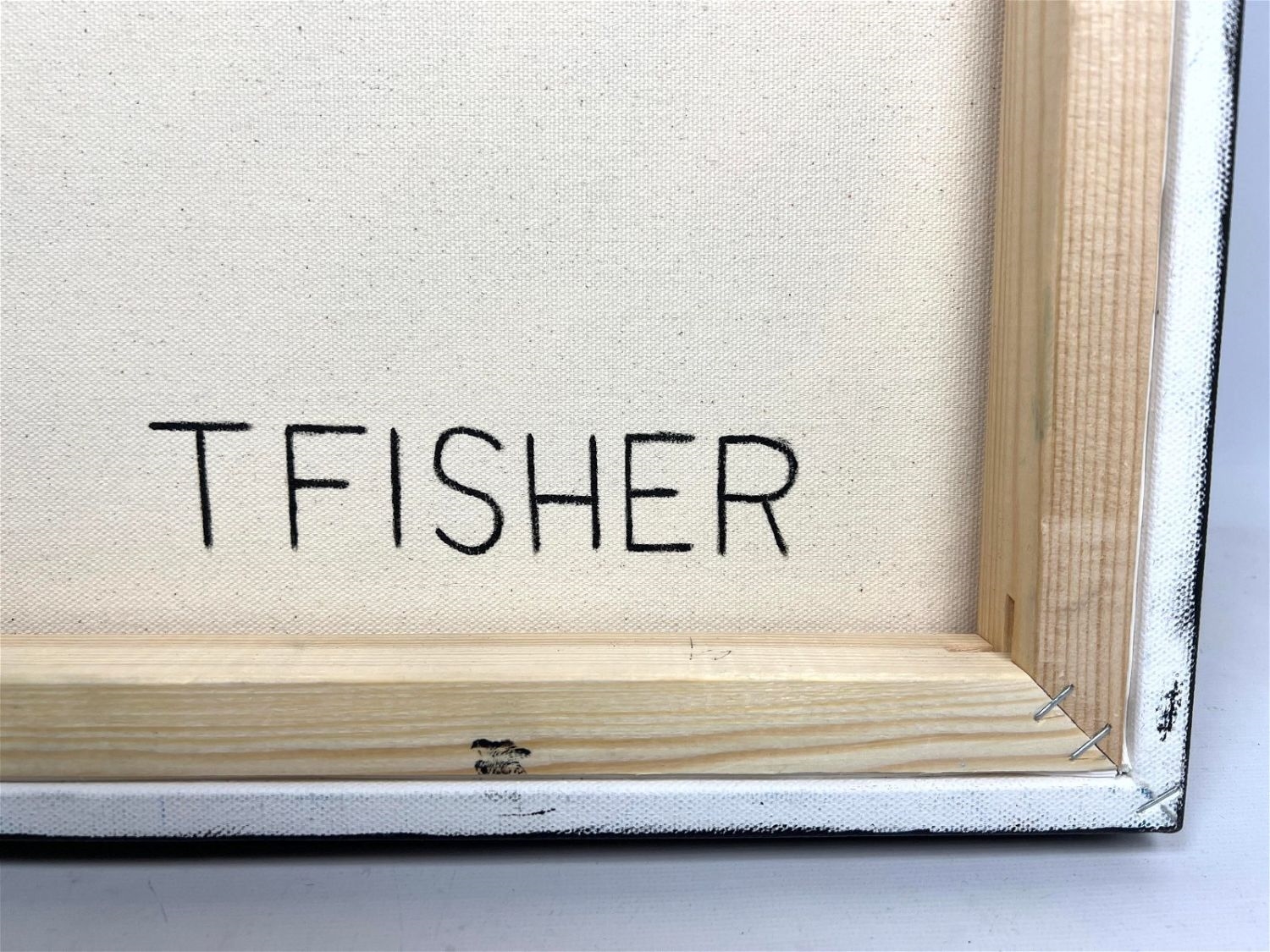 Tim Ray Fisher | TIM RAY FISHER Painting OP ART expanding star Black ...